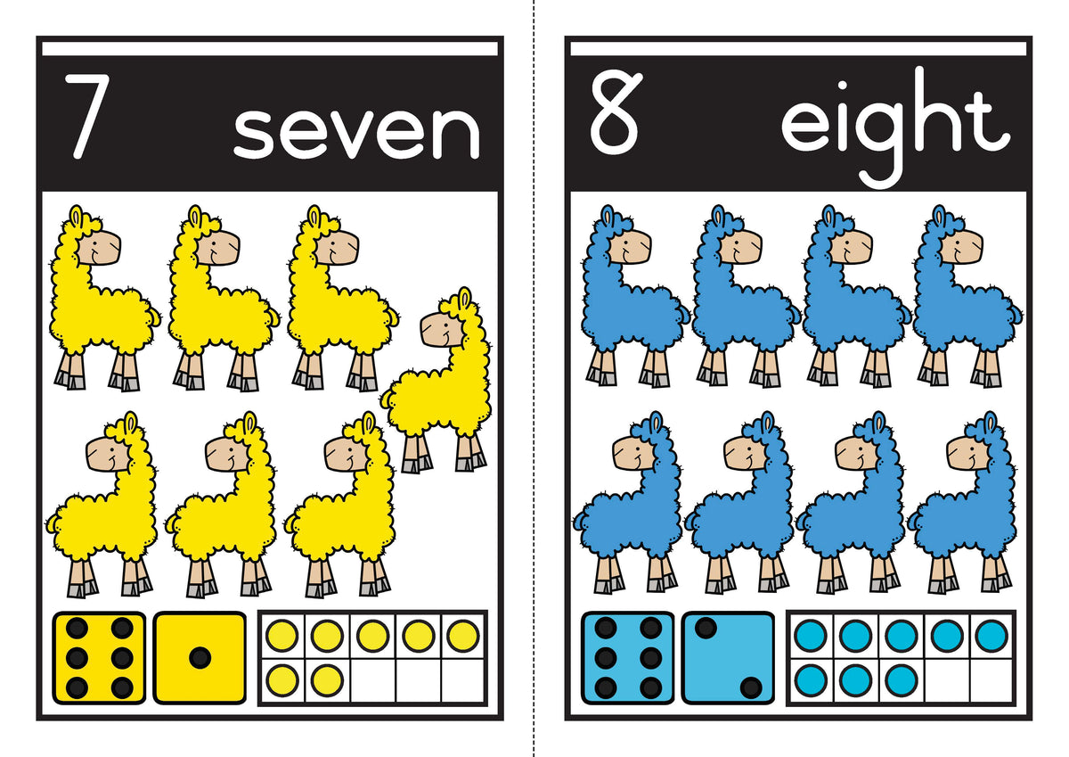 Classroom Decor - Llama Numbers 1-10 – Creative Classroom