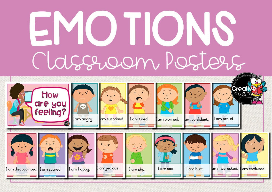 Emotions Classroom Posters – Creative Classroom