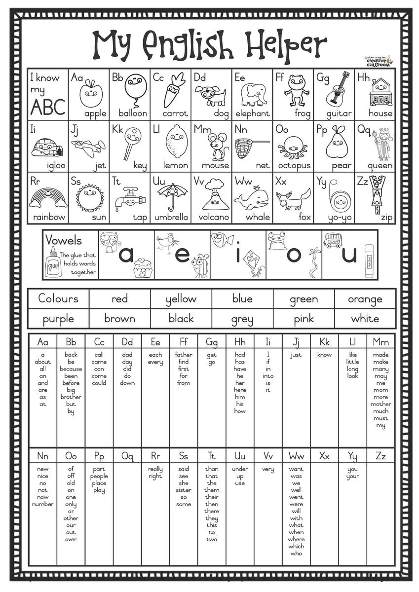 My English Helper – Creative Classroom