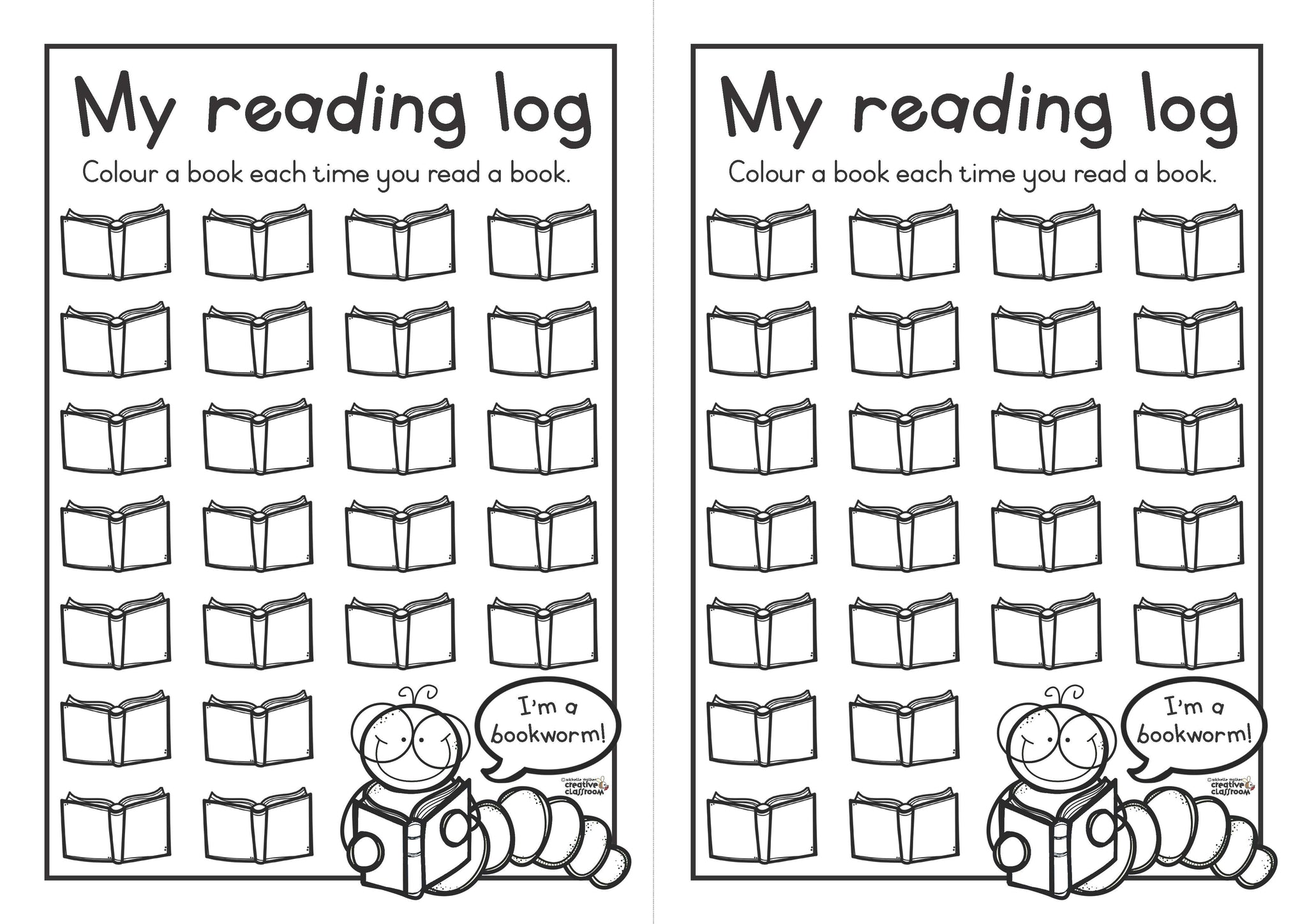 My Reading Log – Creative Classroom