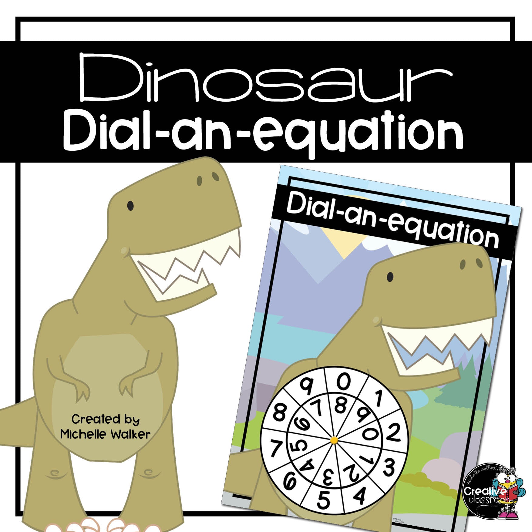 Dinosaur Dial-an-Equation – Creative Classroom